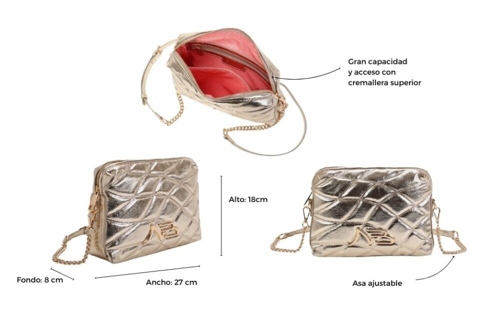 Bolsos metalizados: Tipos y cómo combinar con tu look primaveral